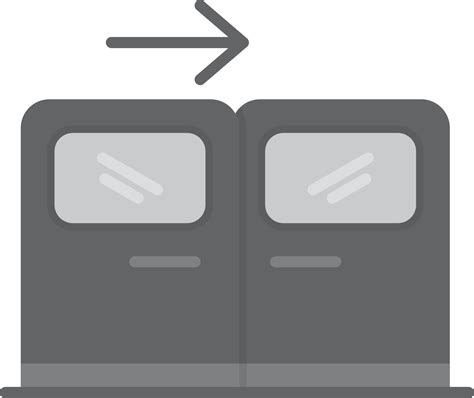 Exit Door Flat Greyscale 9745336 Vector Art At Vecteezy