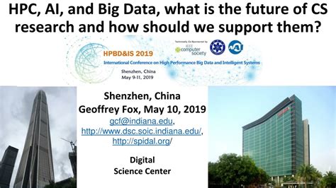 PPT HPC AI And Big Data What Is The Future Of CS Research And How Should We Support Them