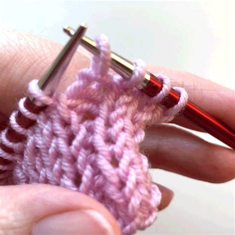 Purl Through Back Loop Ptbl Knotions Magazine