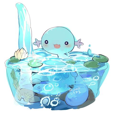 Wooper Pokemon Drawn By Ovoip Danbooru
