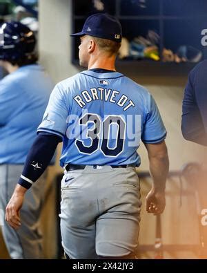 Tampa Bay Rays Catcher Ben Rortvedt 30 Against The Arizona
