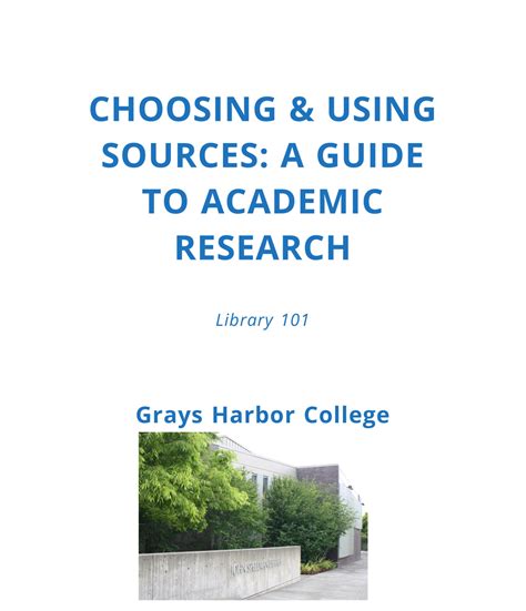 Choosing And Using Sources A Guide To Academic Research Simple Book Publishing