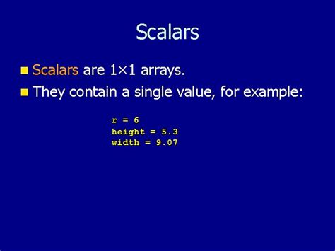 Lecture 2 Matlab Fundamentals Variables Naming Rules Arrays