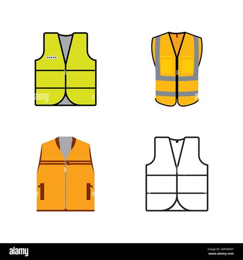 Safety Vest Sign Vector