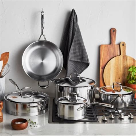 Demeyere Atlantis 10 Pc Stainless Steel Cookware Set 10 Pc Kroger