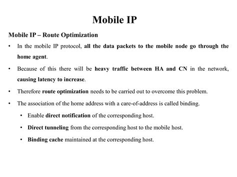 It8602 Mobile Communication Unit Iv Pdf Computer Networking Computing