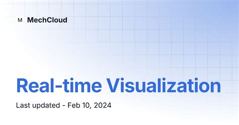 Real Time Visualization Mechcloud