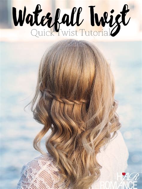 The Easiest Way To Do A Waterfall Twist Braid Hair Romance The Easiest Way To Do A Waterfall Twist Braid Hair Romance