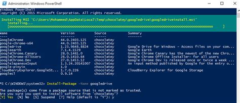 Windows 10 Powershells Linux Sudo Apt Get Install Like Cmdlet With