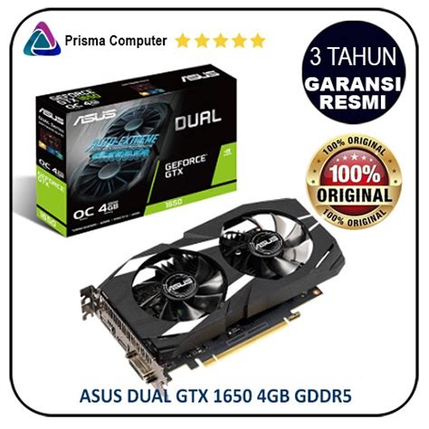 Jual Vga Asus Dual Gtx Gb Gddr Dual Gtx O G Shopee Indonesia