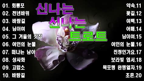 상큼한 트로트 메들리 트로트 신곡 메들리 Playlist Youtube