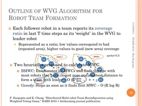 ppt multi agent coordination for multi robot task allocation and area coverage powerpoint