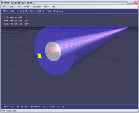 Powertek Particle Based Optical Fibre Simulation