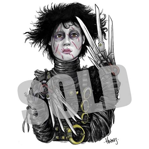 Edward Scissorhands Art