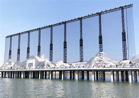 Flexible Led Mesh Video Wall Displays LED Poster Ledcoms