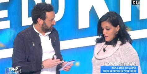 Photo Cyril Hanouna Et Inès Tpmp Mardi 3 Janvier 2017 C8 Purepeople