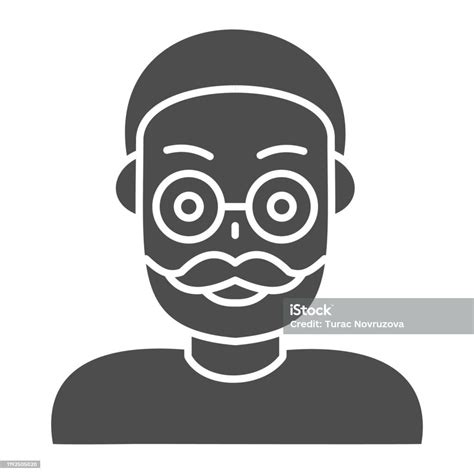 노인 솔리드 아이콘입니다 성인 남자 벡터 그림 흰색에 격리 할아버지 문부 박사 스타일 디자인 웹 및 응용 프로그램을 위해 설계 Eps 10 10에 대한 스톡 벡터 아트 및