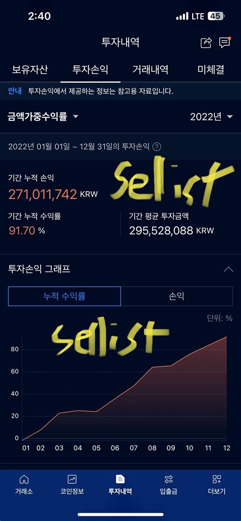 2022년 업비트 수익 가상화폐 에펨코리아