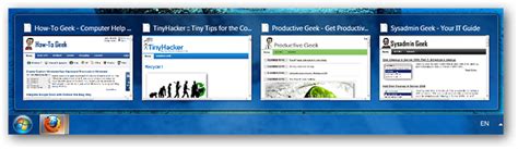 Enable Thumbnail Previews For Firefox In Windows 7 Taskbar