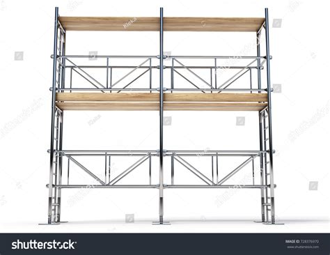 Scaffold Made 3d Software Stock Illustration 728376970 Shutterstock