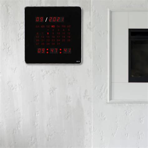 Large Digital Wall Clock With Calendar 12 24h Mont Grandado