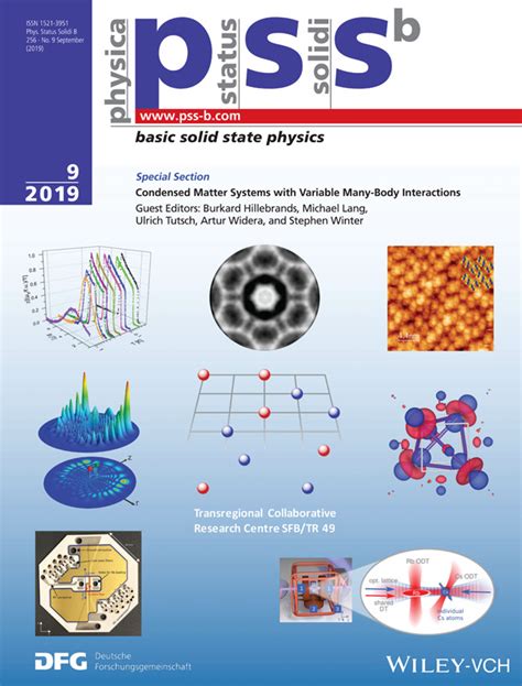 Special Section Condensed Matter Systems With Variable Many‐body