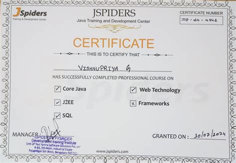 vishnupriya g on linkedin java fullstackdevelopment certification