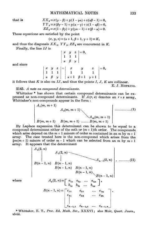 2145 A Note On Compound Determinants The Mathematical Gazette Cambridge Core