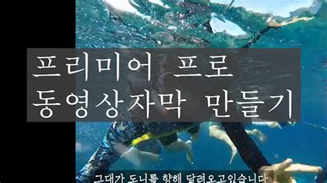 프리미어 프로 동영상자막 반응형 자막 만들기 네이버 Tv 프리미어 프로 동영상자막 반응형 자막 만들기 네이버 Tv
