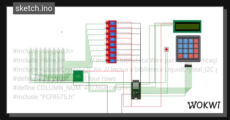 Pcf8575 Renzo Led Wokwi Esp32 Stm32 Arduino Simulator