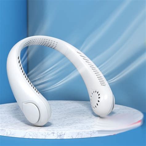 Bw C Kipas Angin Mini Gantung Leher Portable Usb Rechargeable Kipas Angin Kecil Isi Ulang