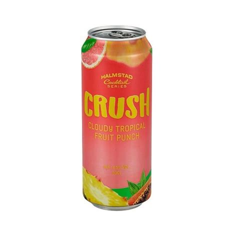 Halmstad Crush Cloudy Tropical Fruit Punch 05l Bx Roma Butikken