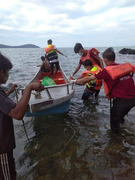 ကျွန်းစုမြို့နယ်တွင် စက်လှေတစ်စီး တိမ်းမှောက်မှုကြောင့် အမျိုးသား ၃ ဦး