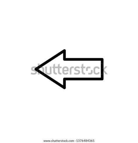 Arrow Icon Simple Thin Line Outline Stock Illustration Shutterstock