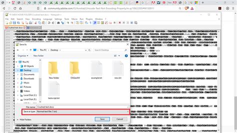 solved unicode text not encoding properly adobe product community