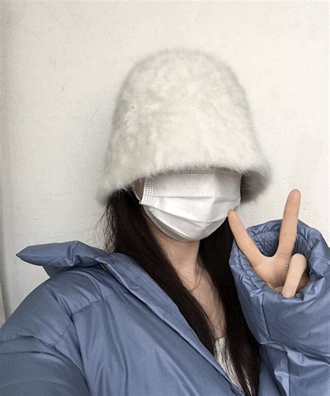 [추가할인 당일출고] 앙고라 딥다운 벙거지 노제 비니 방한 대두커버 연예인핏 데일리 가을 겨울 신상 쌍수 성형수술 버킷햇 부드러운 여성 모자 에이블리