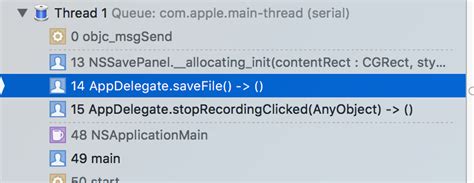 Swift What Does Mean Code Exec I386 Gpflt When Program Crashes With Exc Bad Address Stack