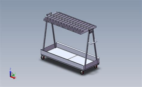 电压线工装车 SOLIDWORKS 2012 模型图纸下载 懒石网