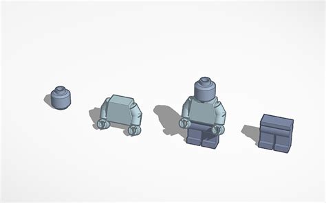 3d Design Lego Man Tinkercad