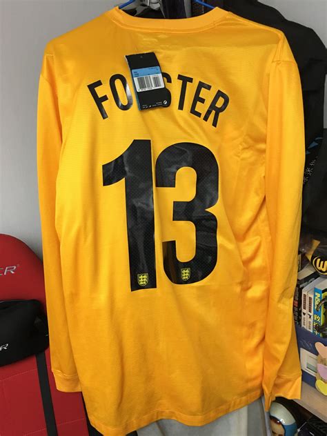 港爸gilbert英移日記 260 全新連牌 England Gk Froster M Size 仿字