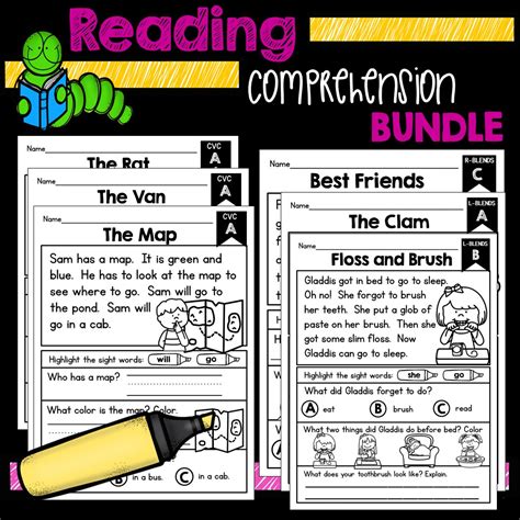 Reading Comprehension Bundle K 1 Made By Teachers