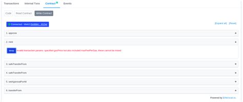 Interacting With Smart Contract Through Etherscan On Rinkeby Testnet