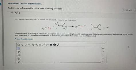 Solved An Exercise In Drawing Curved Arrows Pushing Chegg