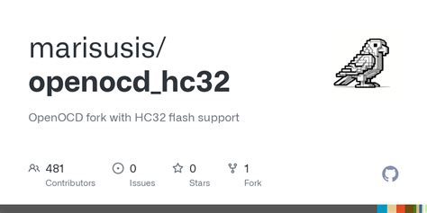 Github Marisusisopenocdhc32 Openocd Fork With Hc32 Flash Support