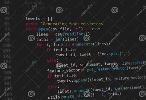 Code Source Du Logiciel Du Développeur Sur Lécran Du Moniteur
