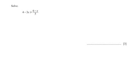 Solving And Graphing Inequalities Including Regions Past Paper Questions For Igcse Cambridge