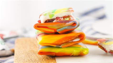 How To Make The Viral Tiktok Fruit Roll Ups Ice Cream