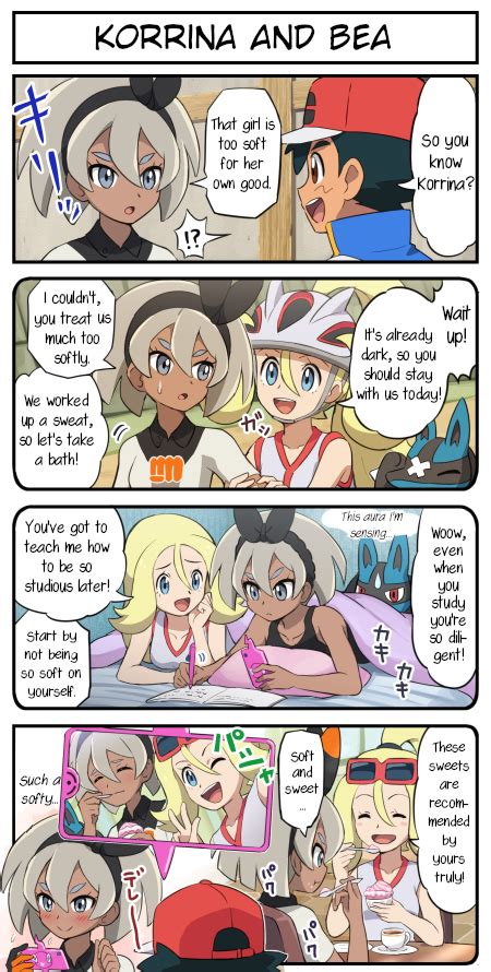 Dynasty Reader Image Pokemoa Pokémon Bea x Korrina Norainhere Comic Yuri ポケモン 面白い