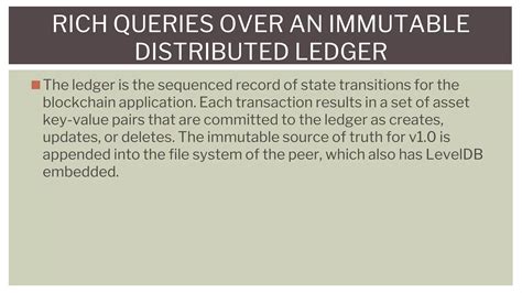 Hyperledger Chaincode And Hyperl Fabricpptx Internet Computing