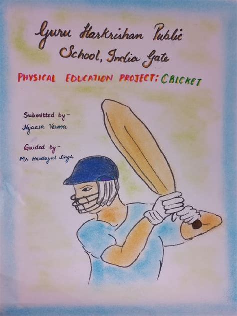 Physical Education Cricket Project Pdf
